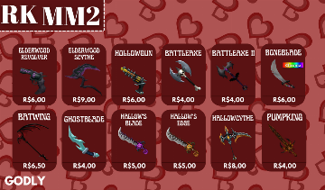 Facas de mm2 - Roblox - Murder Mystery 2 - GGMAX