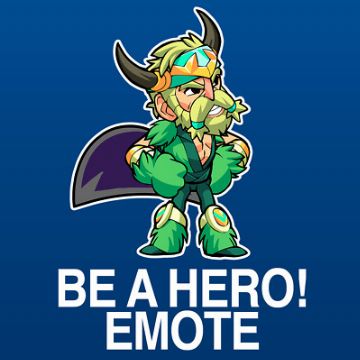EMOTE BE A HERO BRAWLHALLA - Brawlhalla - GGMAX