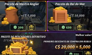 DINHEIRO FISCH (CREDITS FISCH, RELICS) - Roblox - Fisch - GGMAX