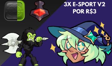 3x SPORT V2/CHARGED OG POR R$3,00 CORES - Brawlhalla - Códigos, Keys e ...