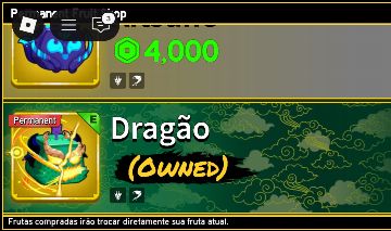 Conta de blox fruits com dragon perma - Roblox - Blox Fruits - GGMAX