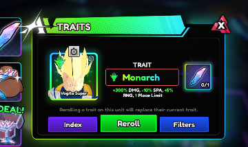 Conta com Monarch SUPER VEGETA (EVOLVE - Roblox - Anime Vanguards - GGMAX