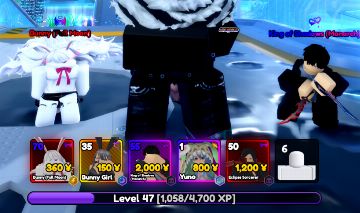 -Anime ranger x- conta bunny seraph - Roblox - Anime Vanguards - GGMAX