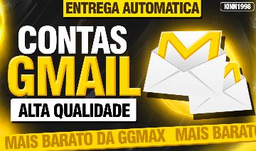 ⚡🤖3X CONTAS GMAIL NOVA + ENTREGA - Emails - GGMAX