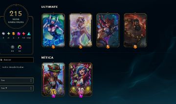CONTA LOL | 215 SKINS | PRATA 2K RP| LV - League of Legends - Contas ...