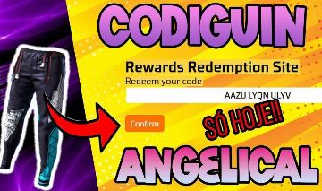 Codiguin: Calça Angelical Masculina! | - Free Fire - Outros - GGMAX