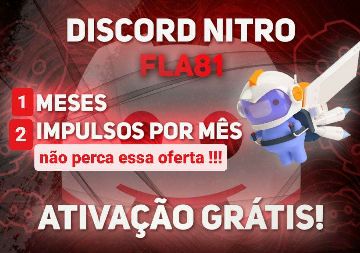 DISCORD NITRO 1 MES (QUALQUER CONTA ) - Discord - GGMAX