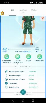 CONTA PERFEITA POKEMON GO. LEVEL 42. - Pokemon GO - GGMAX