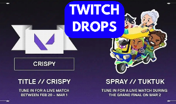 VALORANT TWITCH DROPS - CRISPY TITLE + - Valorant - Valorant Points e ...