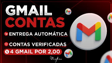 [🥇] 4 CONTAS GMAIL (ENTREGA AUTOMÁTICA) - Emails - GGMAX