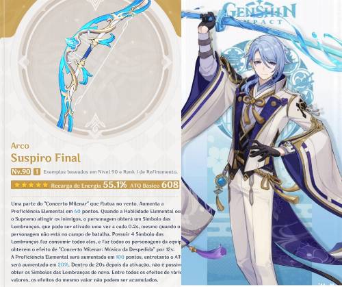 Ayato + Elegia do Suspiro Final - Genshin Impact - Contas - GGMAX
