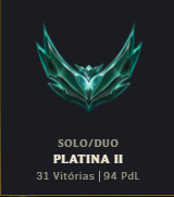 Conta Ranked Platina 2 - League of Legends - Contas - GGMAX