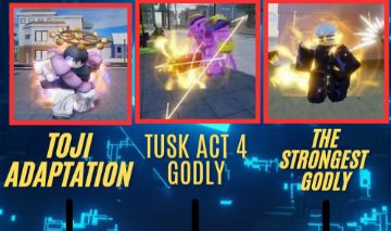 (AUT) Tusk Act 4 Godly + The Strongest - Roblox - A Universal Time - GGMAX