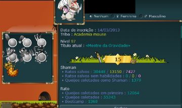 CONTA DE TRANSFORMICE LEVEL 97, COM 10 - Transformice - GGMAX