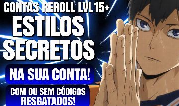 (PROMOÇÃO!) CONTAS COM SECRETOS | - Roblox - Haikyuu Legends - GGMAX