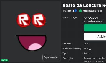 Madness Face - Roblox - Outros jogos Roblox - GGMAX