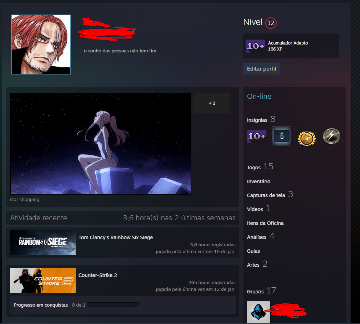 Conta steam level 10 com Rainbow Six , - Steam - Contas Steam - GGMAX