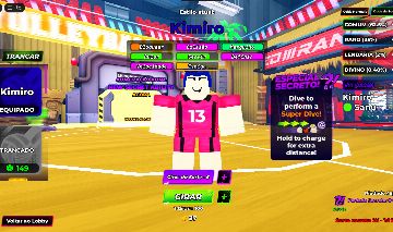 CONTA COM KIMIRO E BLOCO DE AÇO - Roblox - Haikyuu Legends - GGMAX
