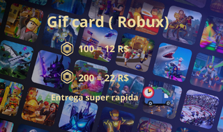 Cartão presente ( Robux ). - Roblox - Robux - GGMAX