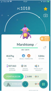 MARSHTOMP SHINY - Pokemon GO - GGMAX
