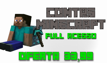 CONTAS MINECRAFT FULL ACESSO BARATO! - Minecraft - Contas - GGMAX