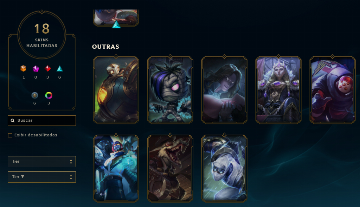 Nick raro 3 letras + Conta 18 Skins - League of Legends - Nicks de LoL ...