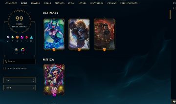 CONTA LOL | 99 SKINS | UNRANKED | LV - League of Legends - Contas - GGMAX