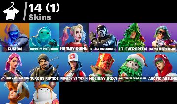 14 skins | Fusion | Rippley vs Sludge | - Fortnite - Contas Fortnite ...