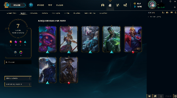 Conta LOL 7 skins, 850 RP, 7 fragmentos - League of Legends - Contas - GGMAX