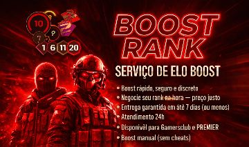CS2 BOOST RANK (GC, Braço Direito, - Counter Strike 2 - Boost de ...