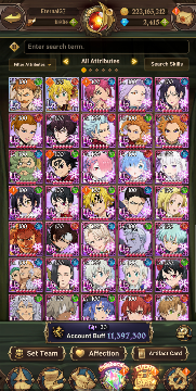 Conta 7DS Global END GAME (2500+ - Seven Deadly Sins - GGMAX