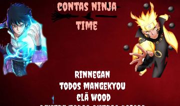 CONTAS NINJA TIME e RINNEGAN E - Roblox - Ninja Time - GGMAX