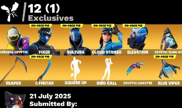 189 SKINS | FIXER | SULTURA | CLOUD - Fortnite - Contas Fortnite - GGMAX