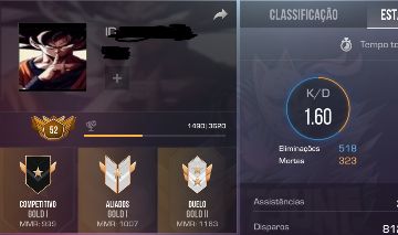 Conta standoff 2 - full rank gold - Standoff 2 - GGMAX