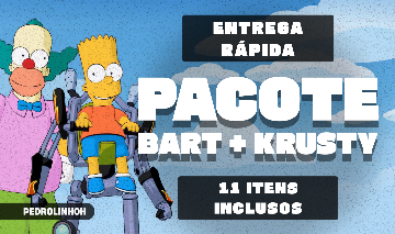 Fortnite: Pacotão Bart + Krusty (11 - Fortnite - Skins Fortnite - GGMAX