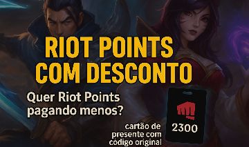 Riot Points com Desconto! - League of Legends - Riot Points e Presentes ...