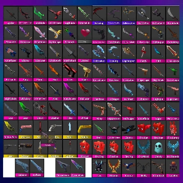 GODLYS/HIGH TIERS/CHROMAS/SETS (MM2) - Roblox - Murder Mystery 2 - GGMAX