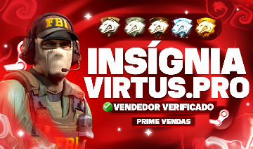 Insígnia VIRTUS.PRO para seu perfil - Steam - Outros - GGMAX