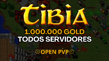 TIBIA GOLD - OPEN PVP [MELHOR PREÇO] - Tibia - Gold - GGMAX