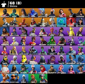 68 SKINS + BUNDLE NVIDIA + 2600 VBUCKS - Fortnite - Contas Fortnite - GGMAX