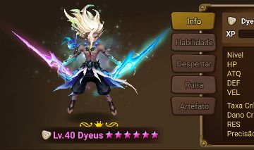 Dyeus (EUROPA) - Summoners War - GGMAX