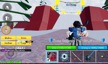 CONTA MUITO BOA DE BLOX FRUITS! Leia a - Roblox - Blox Fruits - GGMAX