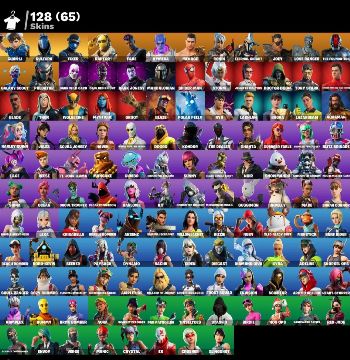 128 SKINS+HOMEM DE FERRO+HOMEM - Fortnite - Contas Fortnite - GGMAX
