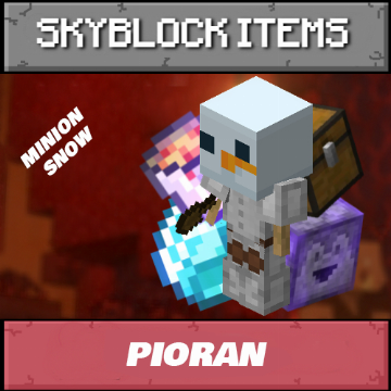 Minion Snow Nivel 11 Hypixel Skyblock - Minecraft - GGMAX