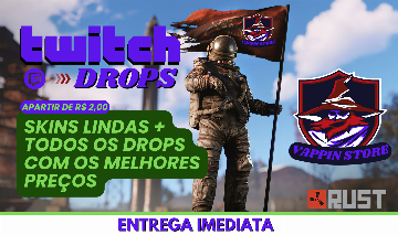 Rust Skins Twitch Drops Novos +40 - Rust - GGMAX