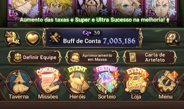 Conta de 7ds GLOBAL com 7,0m de cc box - Seven Deadly Sins - GGMAX