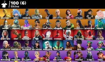 FORTNITE 100 SKINS FULL ACESSO com Lara - Fortnite - Contas Fortnite ...