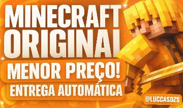 MINECRAFT JAVA & BEDROCK + 13 CAPA DE - Minecraft - Contas - GGMAX