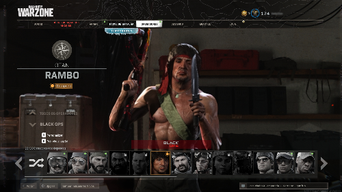 warzone skin Rambo blizzard/activision - Call of Duty - GGMAX