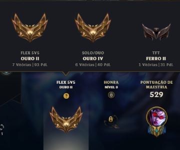 90 PARA 80 - CONTA LOL MMR GOLD - - League of Legends - Contas - GGMAX